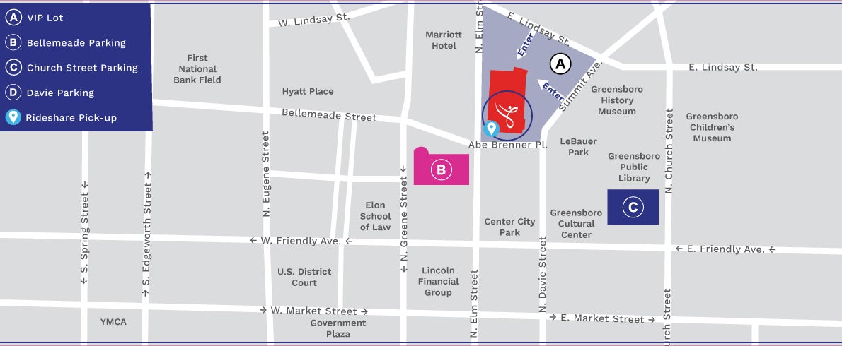 Parking | Steven Tanger Center for the Performing Arts
